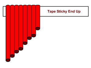Straw Pan Flute - StickMan Physics